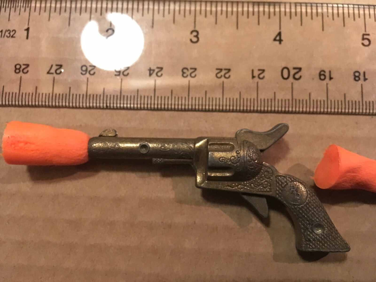 3 - RARE Vintage Roy Rogers TUCK A WAY GUN Tiny Works Cap Toy 1950's ...