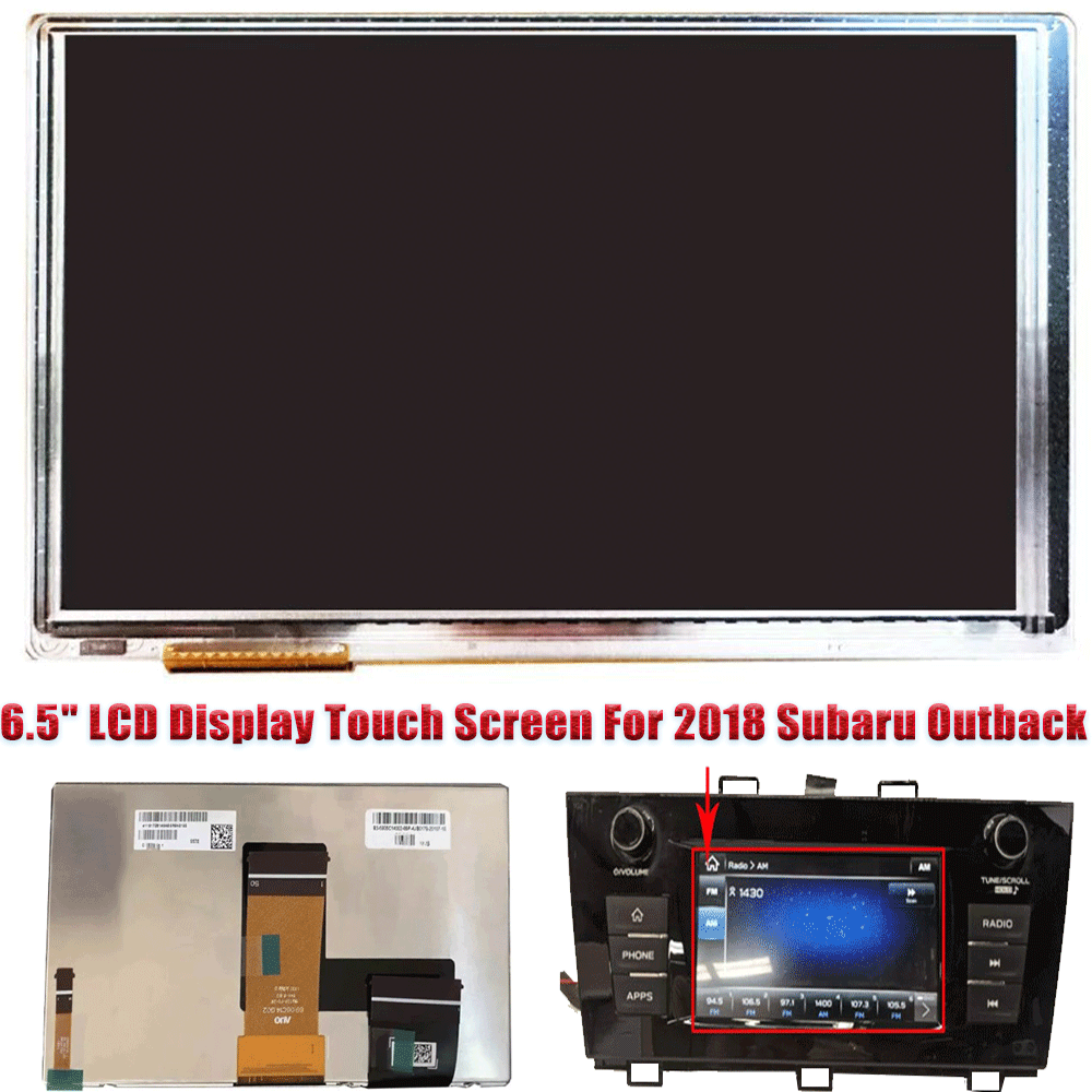 6.5" LCD Display Touch Screen For 2018 Subaru Outback Legacy Radio ...