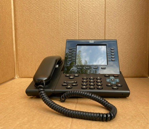 Cisco 8961 Unified IP Phone with Handset and Stand Cisco CP-8961-CL-K9 ...