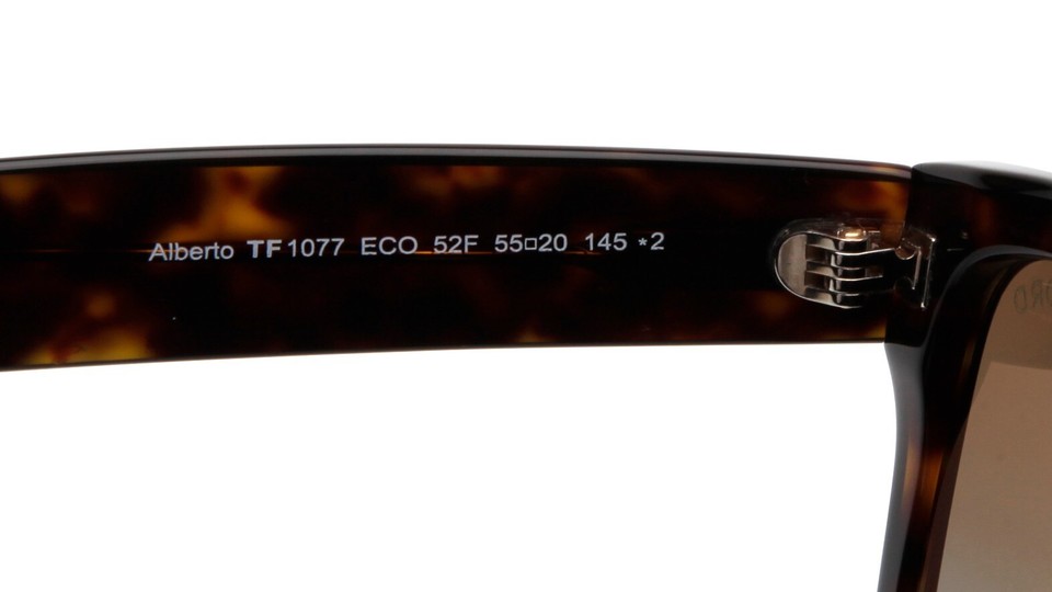 New TOM FORD Alberto TF1077 ECO 52F Havana Sunglasses 55-20-145mm Italy ...