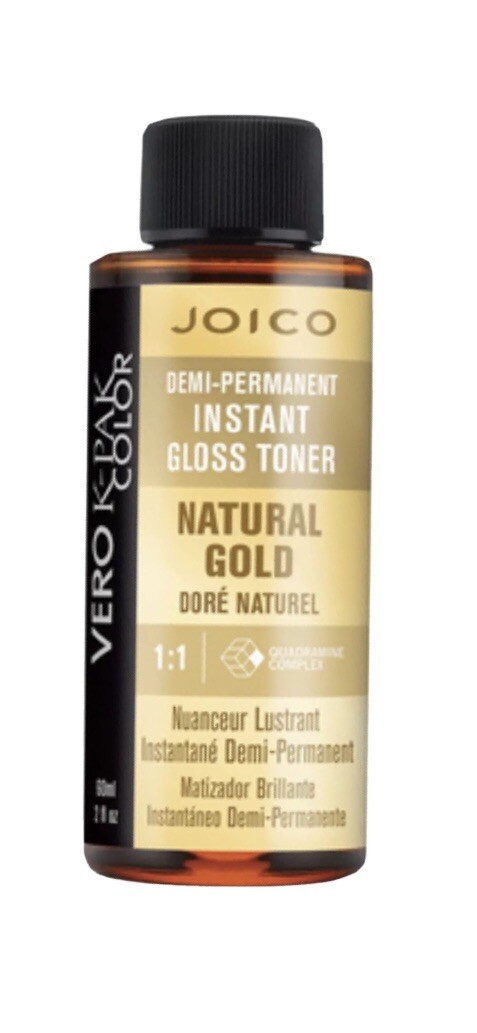 Joico Vero K-Pak Color Natural Gold Instant Gloss Toner Demi-Permanent ...