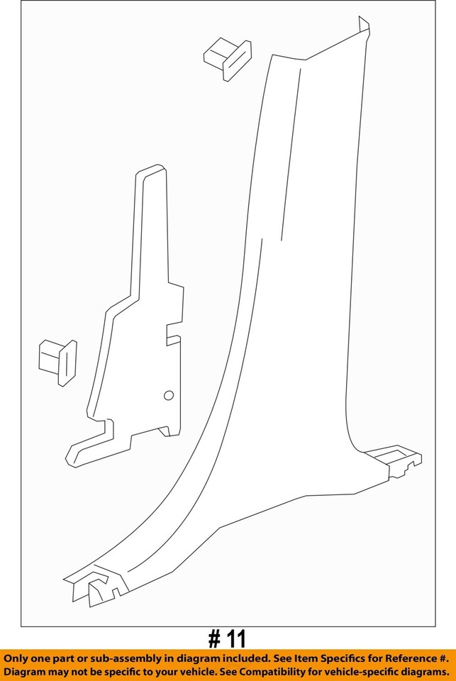 GM OEM 17-23 XT5 Pillars, Rocker Floor Interior Trim-Lwr Ctr Plr Trim ...