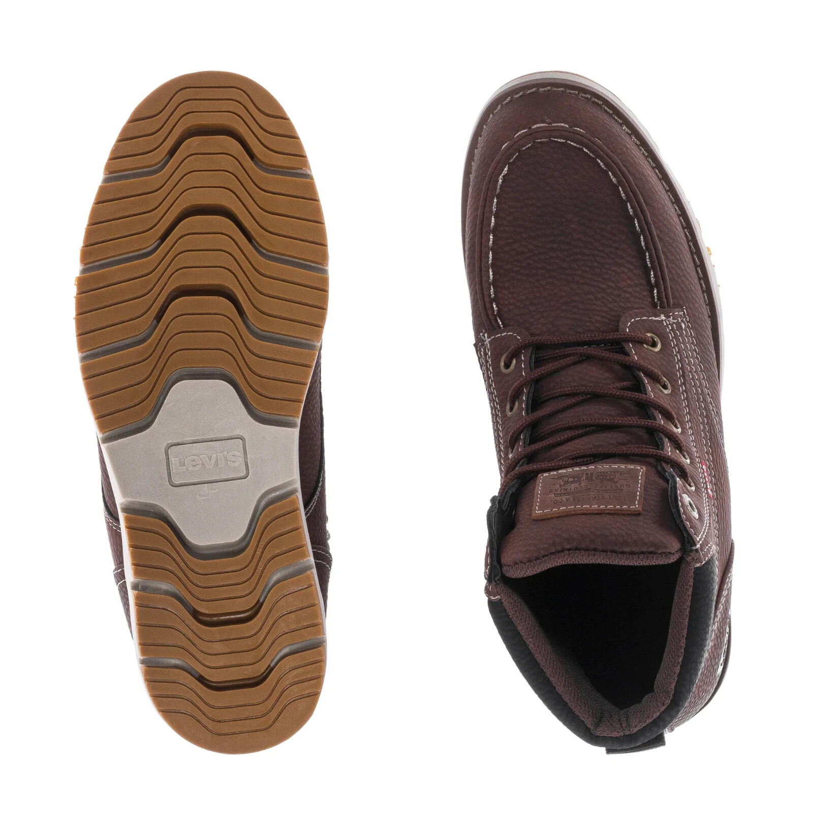 Men's Levi's Dean Wax Moc-Toe Chukka Boota Mahogany/Black Size 9 Brand New! | eBay