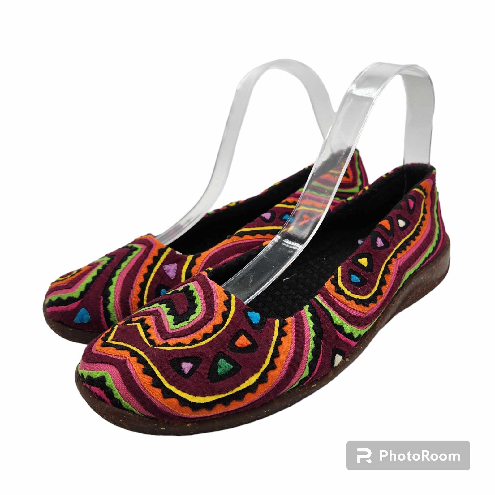 Kuna Prints Mola Art Ballerina Slipper Flats Shoes Tr… - Gem