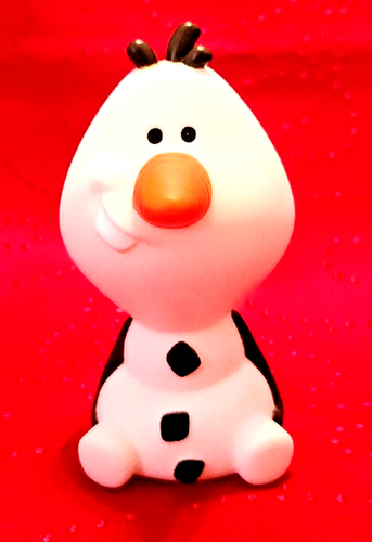 Disney Store NEW OLAF SNOWMAN BATH TOY 5" Tall Plastic | eBay