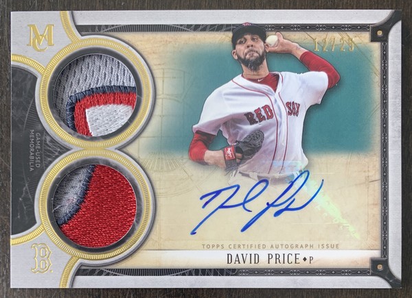 2018 Topps Museum Collection - Signature Swatches Dual Relic Autographs ...