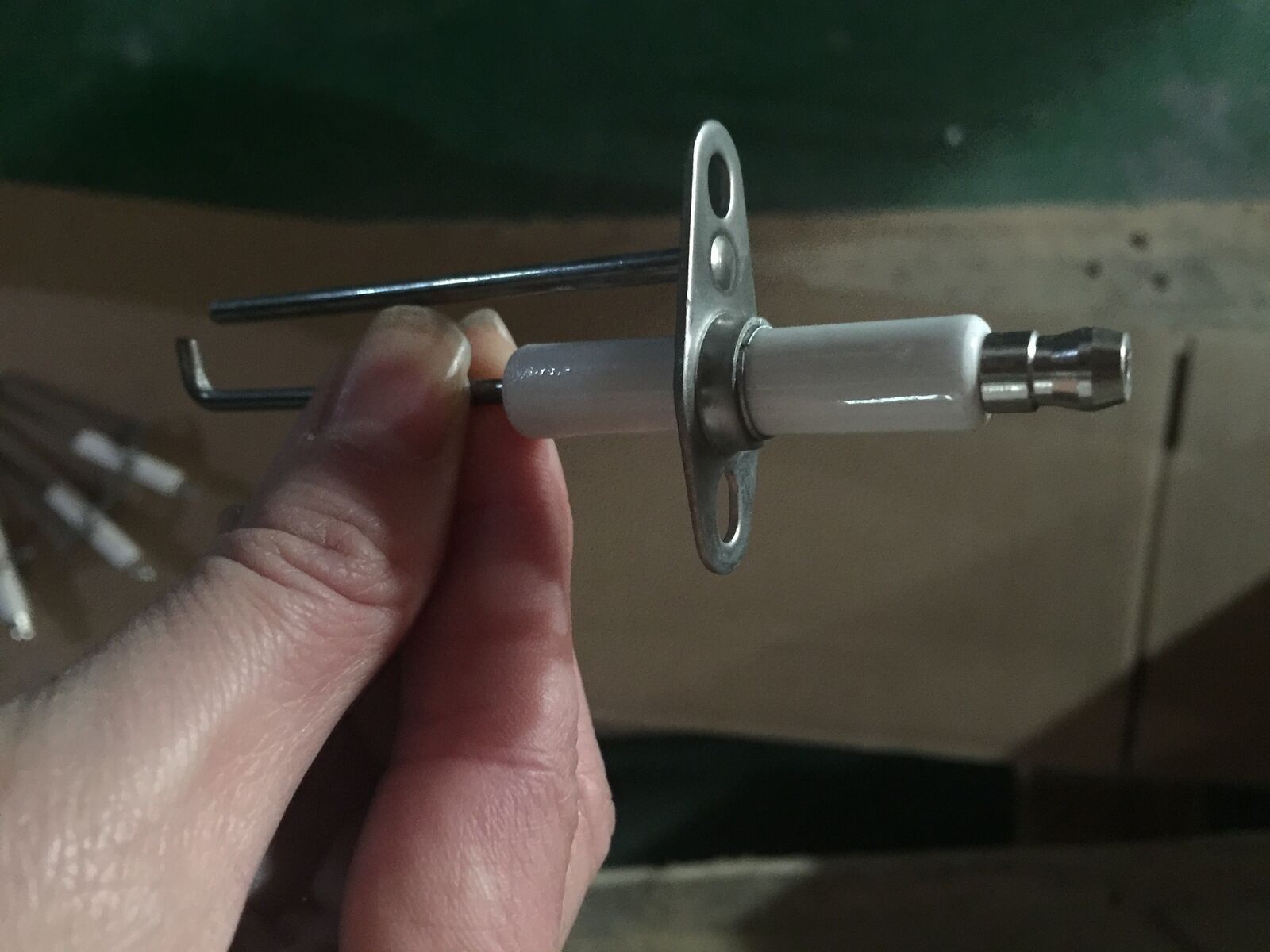 1pc Dual Fire Electrode Spark Plug Stage Burner Ignition Rod Burner ...