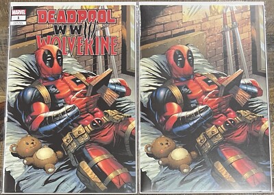 DEADPOOL & WOLVERINE: WWIII #1 UNKNOWN COMICS TYLER KIRKHAM EXCLUSIVE ...