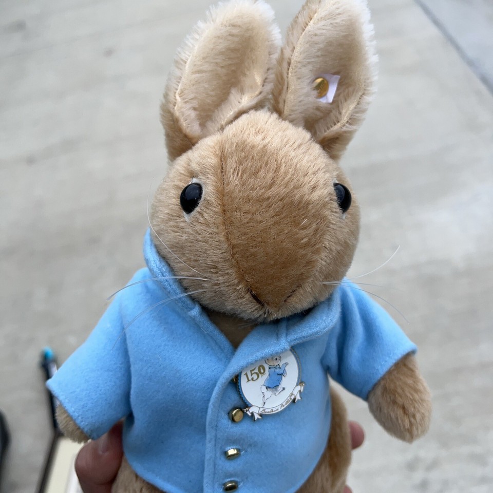 STEIFF Beatrix Potter Peter Rabbit W Pin 150 Years Limited Rare | eBay