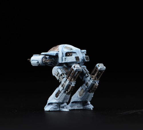 1/43 Scene Props ED-209 RoboCop Miniatures Figures Model For Cars ...