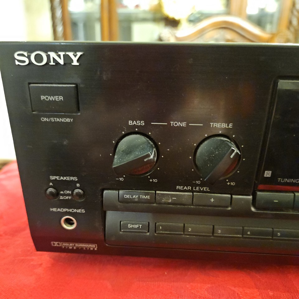 Sony STR-D590 5 Ch AV Surround Sound Receiver Stereo System Phono Input ...