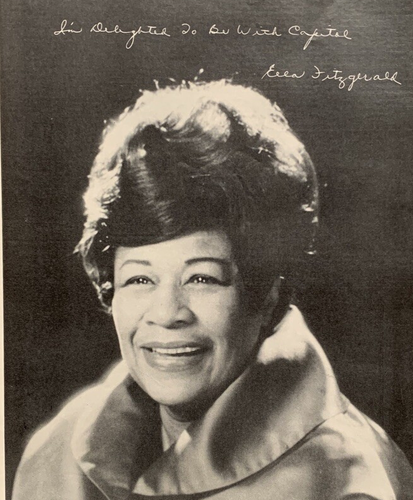 ELLA FITZGERALD 1967 vintage POSTER ADVERT CAPITOL RECORDS | eBay