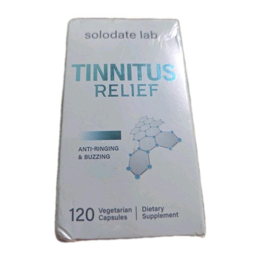 Tinnitus Relief for Ringing Ears 120 Caps Anti Ringing & Buzzing Vegan ...