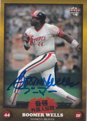 Boomer Wells Hankyu Braves (1984 Triple Crown, MVP) 2013 BBM Gaijin ...