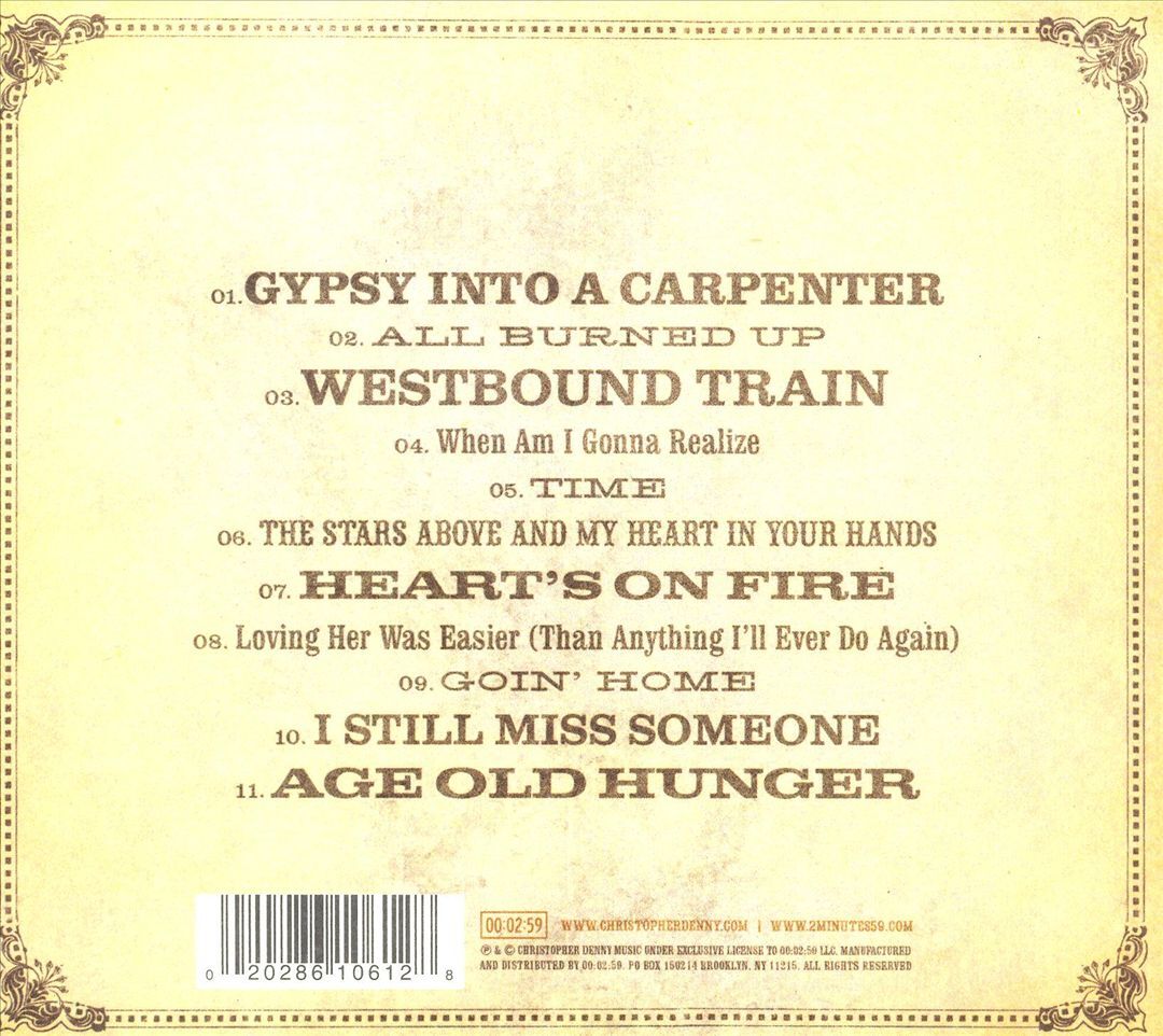 CHRISTOPHER DENNY AGE OLD HUNGER NEW CD 20286106128| eBay