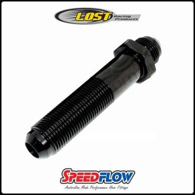 Speedflow -6 AN Extra Long Bulkhead Billet Aluminium Fitting 832-06-XL ...