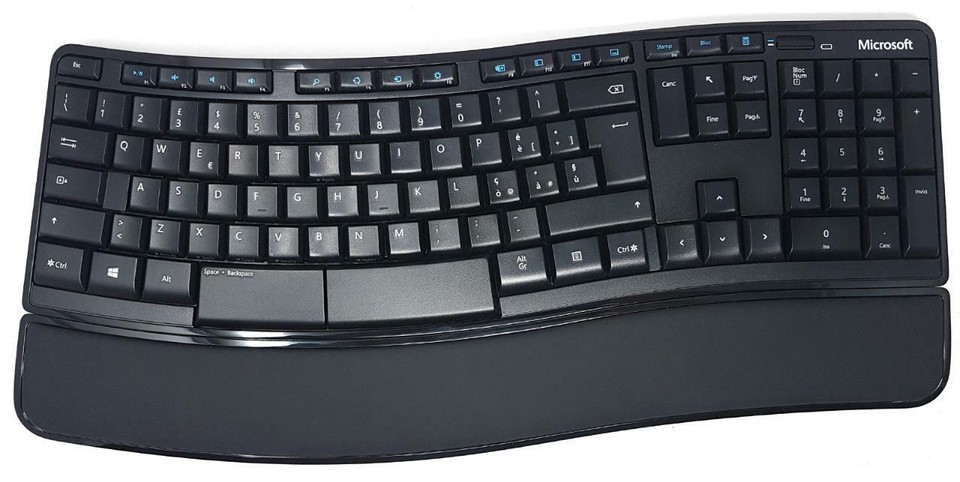 Microsoft Sculpt Comfort Desktop Keyboard and Mouse Set, Italian Layout ...