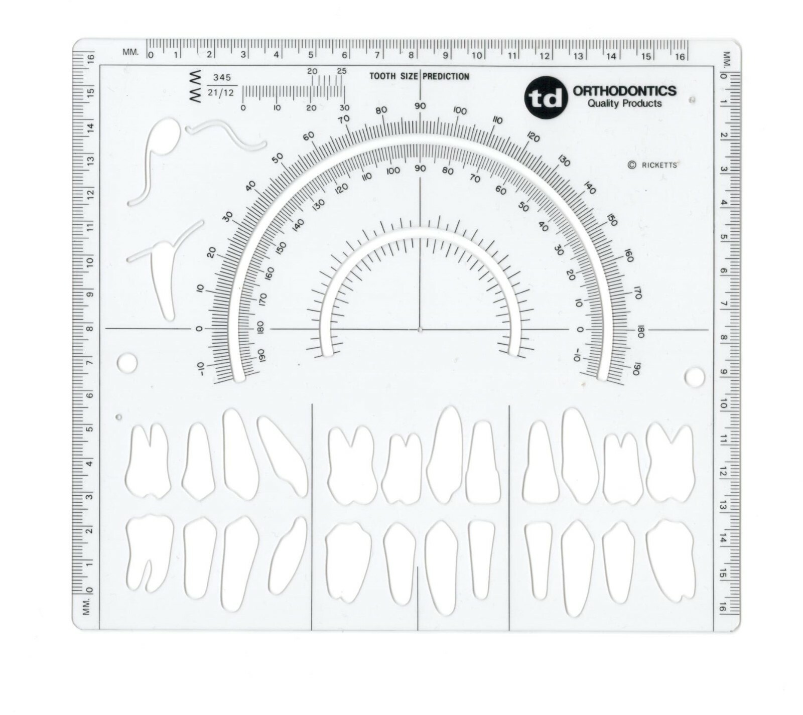 Dental Orthodontic Cefalometric Template Ricketts 1 Pcs TD EBay Dental Orthodontic Cefalometric Template Ricketts 1 Pcs TD EBay
