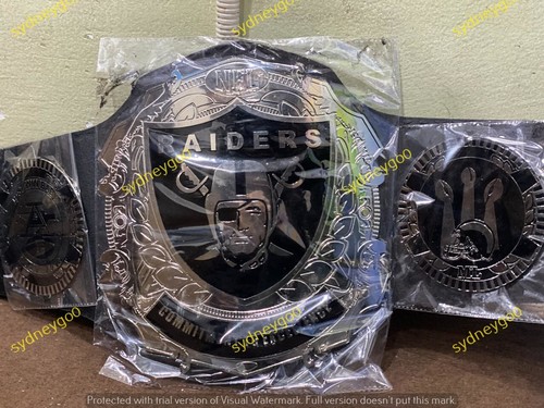 Custom Raiders Championship Belt Adult Size 2MM Brass | eBay