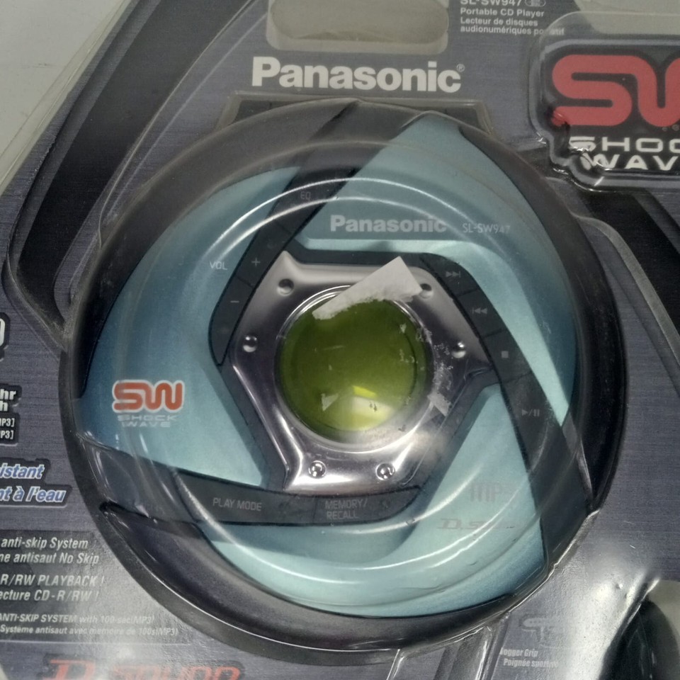 Panasonic Shockwave Water-Resistant Portable CD/MP3 Player - NEW (SL ...