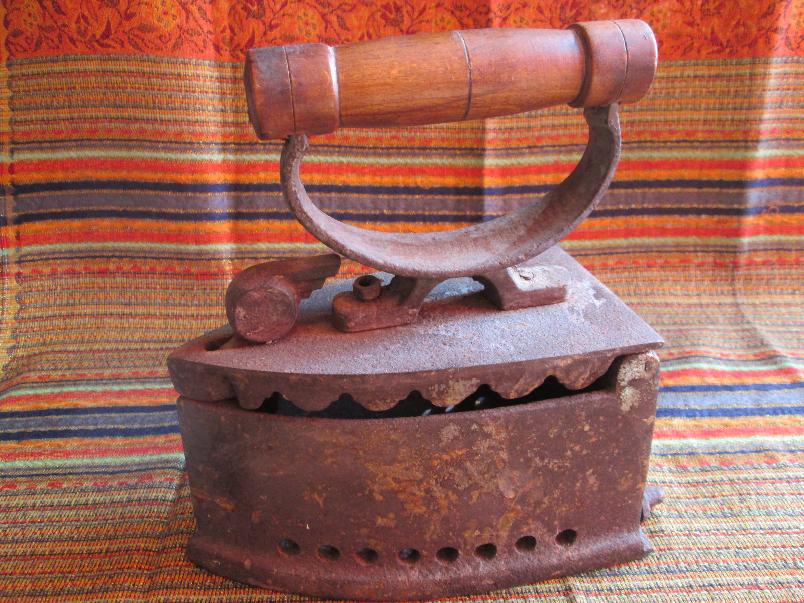 Vintage Antique Rare Ancient Old Iron Coal Powered Authentic 18 Century ...