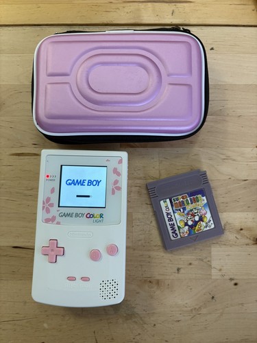 TFT Backlit Sakura Pink Nintendo Gameboy Color GBC Cartridge Japan ...