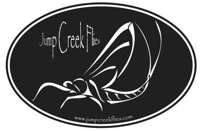 Jump Creek Flies Mayfly Fly Fishing Decal - Sticker | eBay