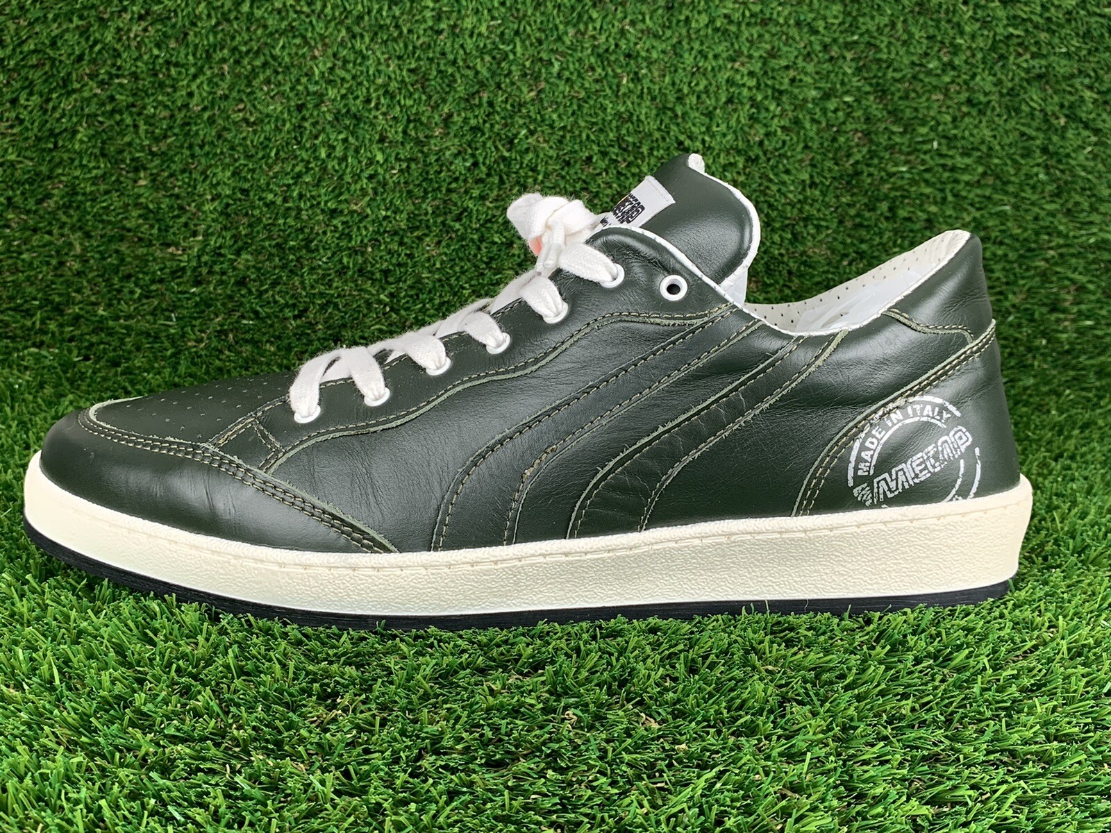 Mecap Libera Tutti Green Leather Sneakers Men's Size 13 | 46 Made in ...