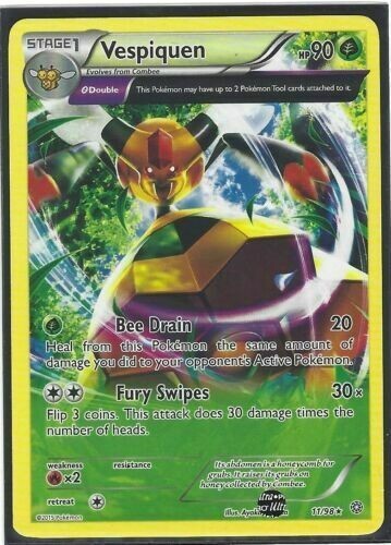 Vespiqueen 11/98 Ancient Origins Rare Near Mint Pokemon DNA GAMES | eBay