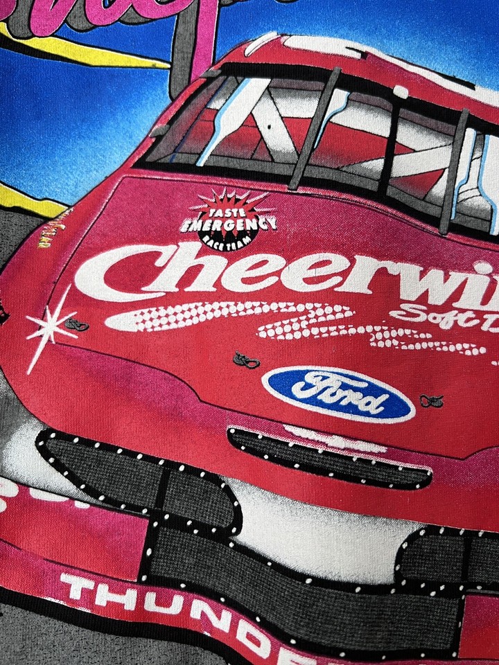Vtg 90s Morgan Shepherd T Shirt Nascar Cheerwine Racing USA THRASHED ...