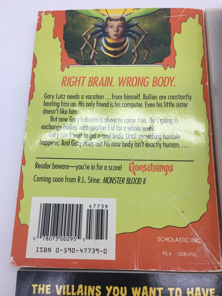 Lot Of Goosebumps Books #17 by R. L. Stine, Most Wanted #8, #9 ...