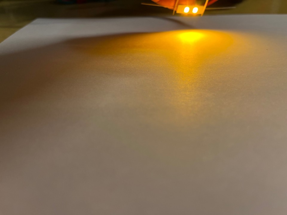 (10) 8V- ORANGE -LED AXIAL LAMPS/ VU METERS -- LIGHTS BULBS/ REEL to ...