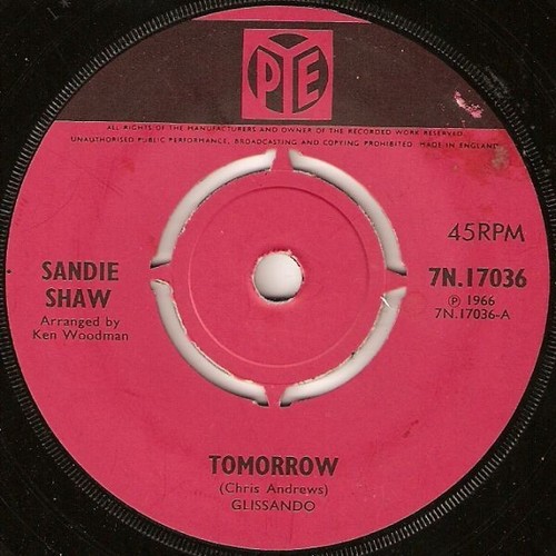 Sandie Shaw - Tomorrow, 7", (Vinyl) | eBay UK