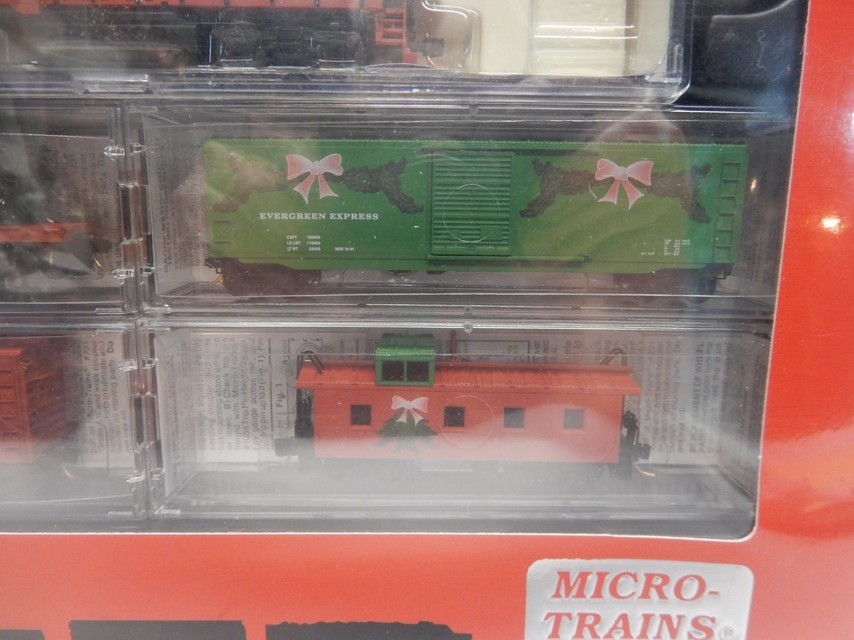 MICRO TRAINS N SCALE EVERGREEN EXPRESS TRAIN SET C-9 MINT SEALED ...