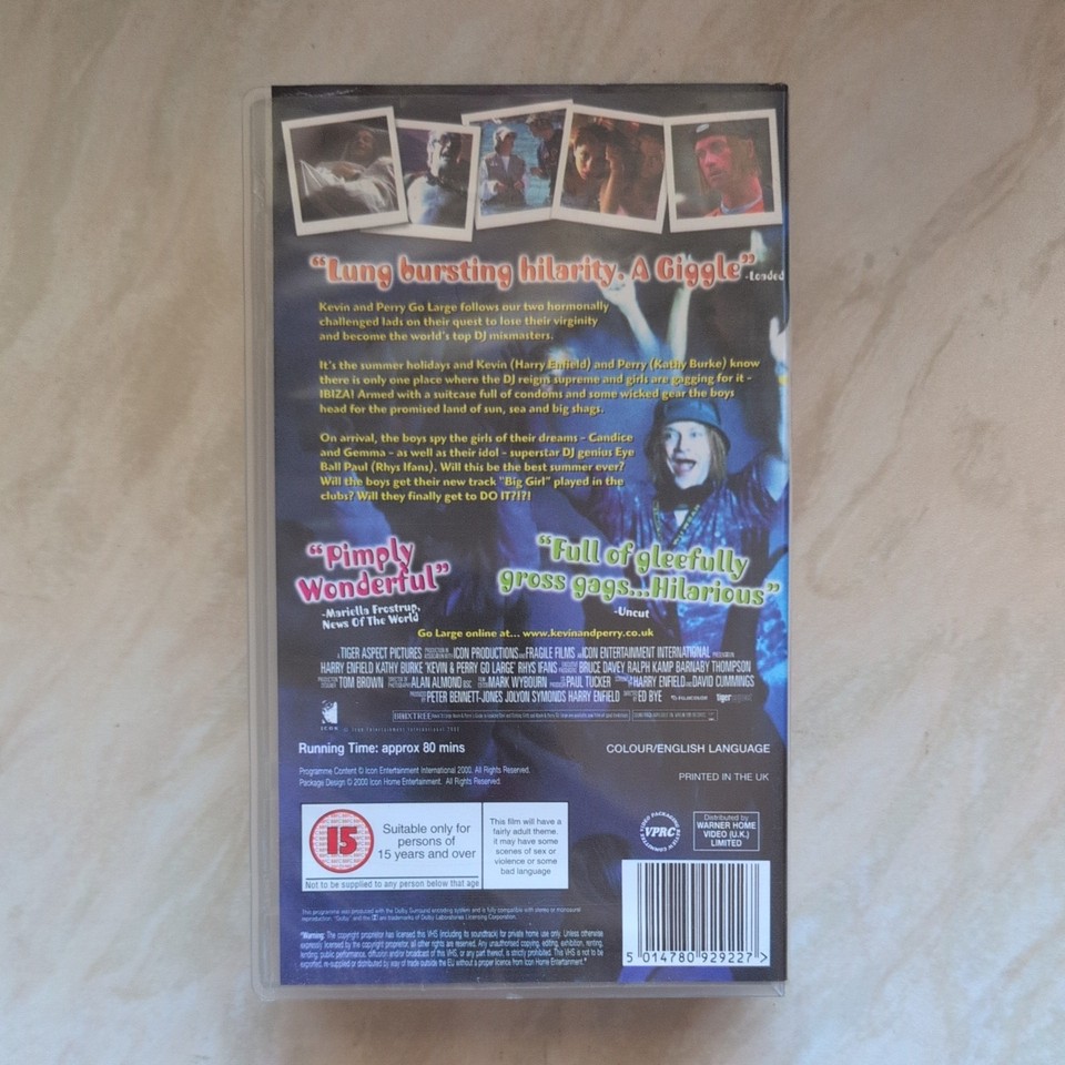 Kevin & Perry Go Large - VHS 2000 - Classic 00's Movies | eBay UK