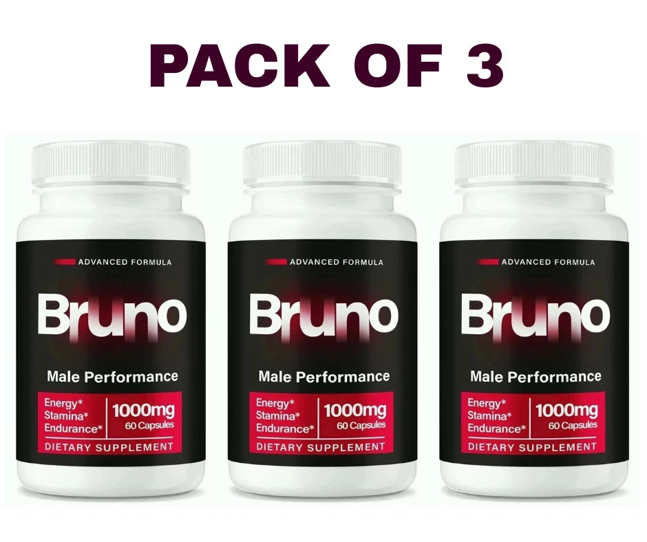 Bruno Pills for Men, Advanced Male Performance & Energy Pills 60ct ...