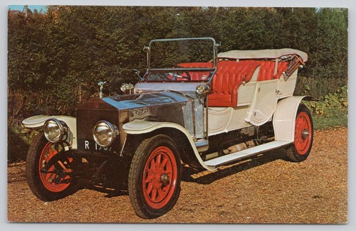 1909 Rolls-Royce Silver Ghost Vintage Car White Red Motagu Motor Museum ...