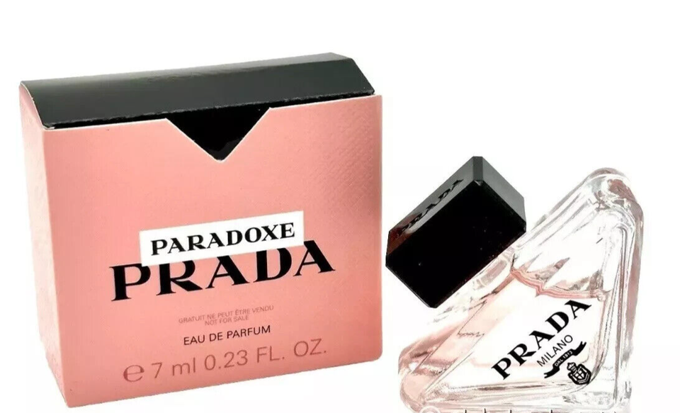 PRADA PARADOXE EDP 0.23 fl.oz 7ml BODY LOTION 50ml 1.6 fl.oz +POUCH BAG ...