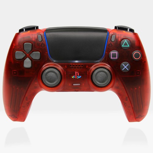 DS4 Red Crystal PS5 Controller Killscreen Clear Retro PlayStation 5 DualSense | eBay