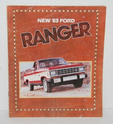 New '83 Ford RANGER XL XLT XLS 4x4 DIESEL _ 20 Page Dealer Brochure | eBay