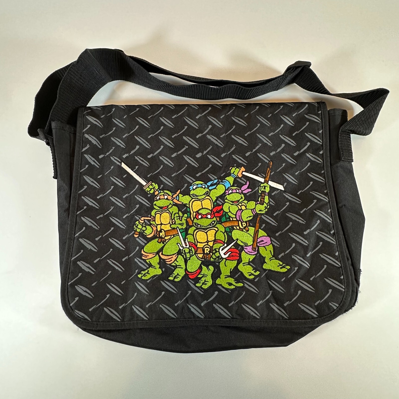 TMNT Messenger Bag Teenage Mutant Ninja Turtles Black… - Gem