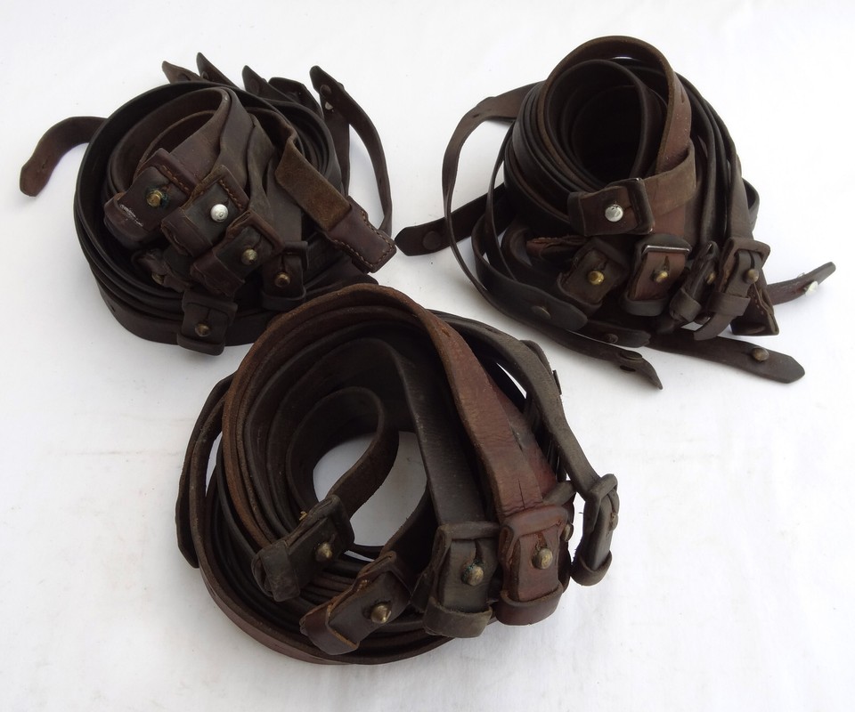 Yugoslavian MAUSER 48 Brown Leather Sling for M48, M24 & GERMAN 98 ...