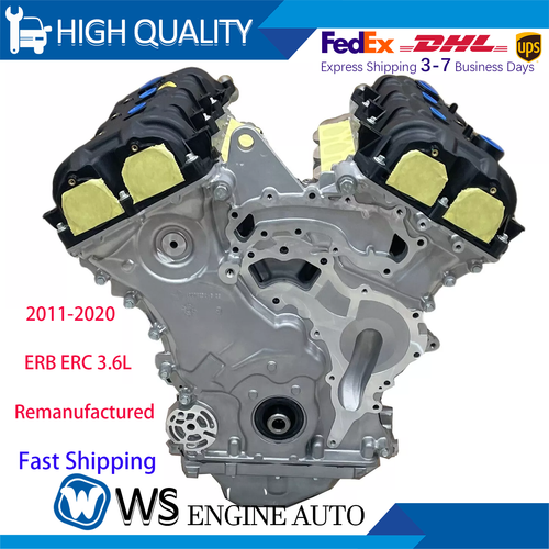 Long Block Engine Assembly For 11-20 Jeep Wrangler Dodge Chrysler 200 ...