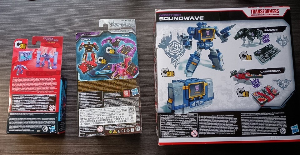 NEW Hasbro Transformers WFC Netflix Soundwave Decepticon With 5 ...