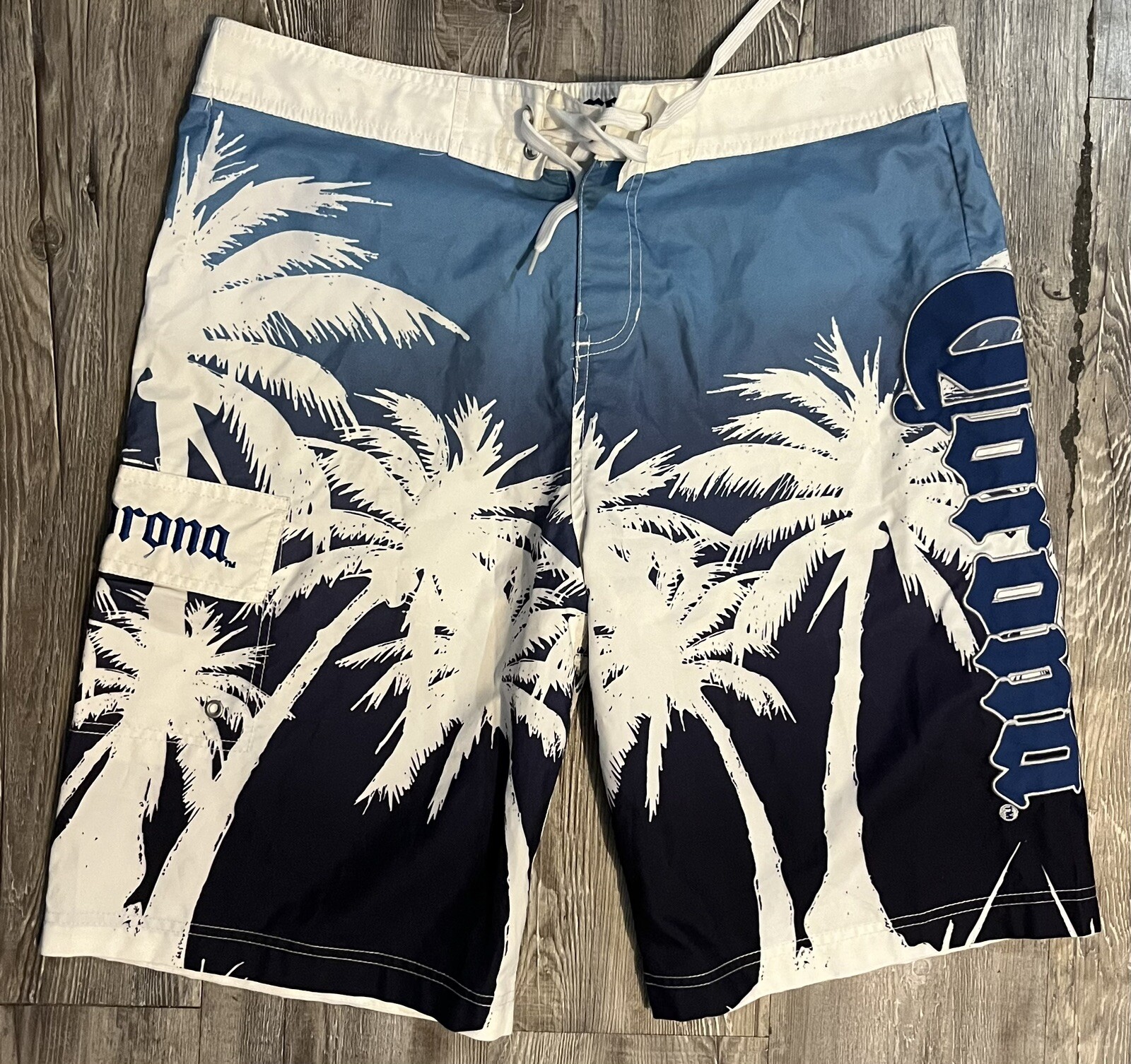 Corona Beer Logo Swim Trunks Shorts Board Embroidered… - Gem
