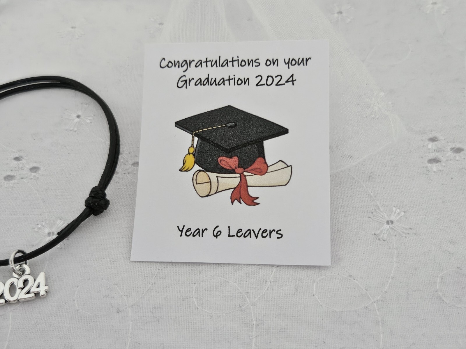 YEAR 6 SCHOOL LEAVERS BRACELET CLASS OF 2024 GRADUATION LEAVING GIFT ...