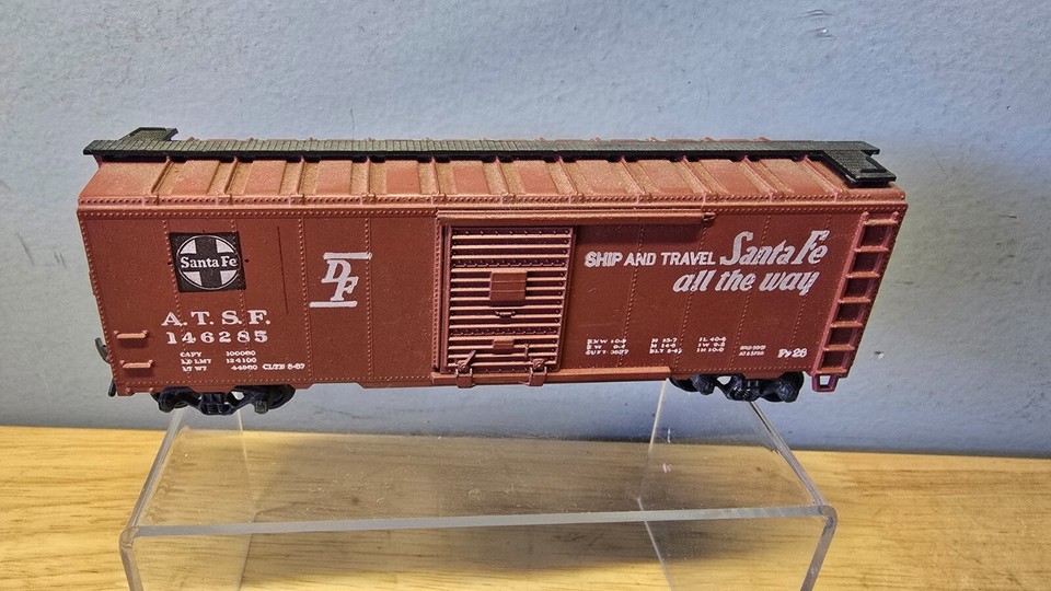 Vintage Athearn HO Santa Fe El Capitan ATSF 146285 Train Railroad Box ...