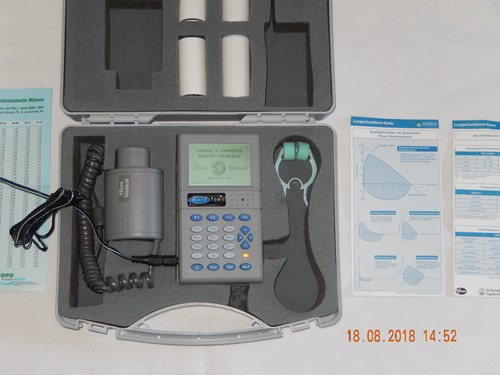 MICRO MEDICAL MicroLoop-Spirometer Lungenfunktionsgerät,geprüft,in ...