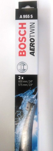 BOSCH Aero Twin wiper blade 3397118955 A955S Pair ( 600mm / 24" 575 mm ...