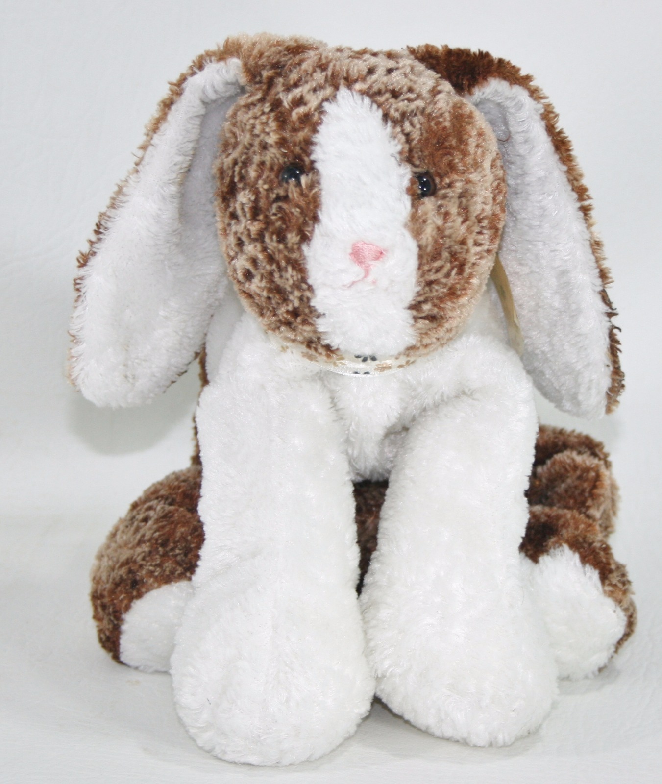 13" Mary Meyer Flip Flops Brown White Bunny Rabbit Floppy Plush Stuffed ...